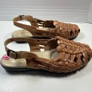 Softspots | Shoes | Vintage Softspots Leather Huarache Slingback ...